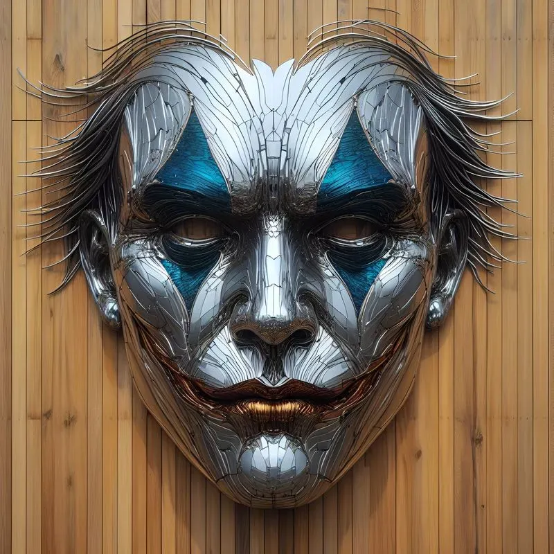 Metal Faces DALL·E Prompt | PromptBase