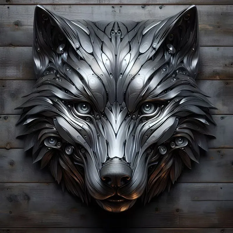 Metal Faces DALL·E Prompt | PromptBase