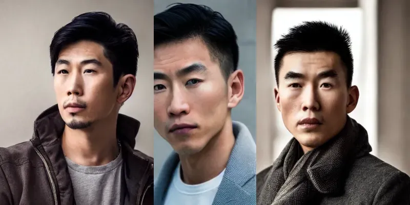 Asian Men Portraits Stable Diffusion Prompt | PromptBase