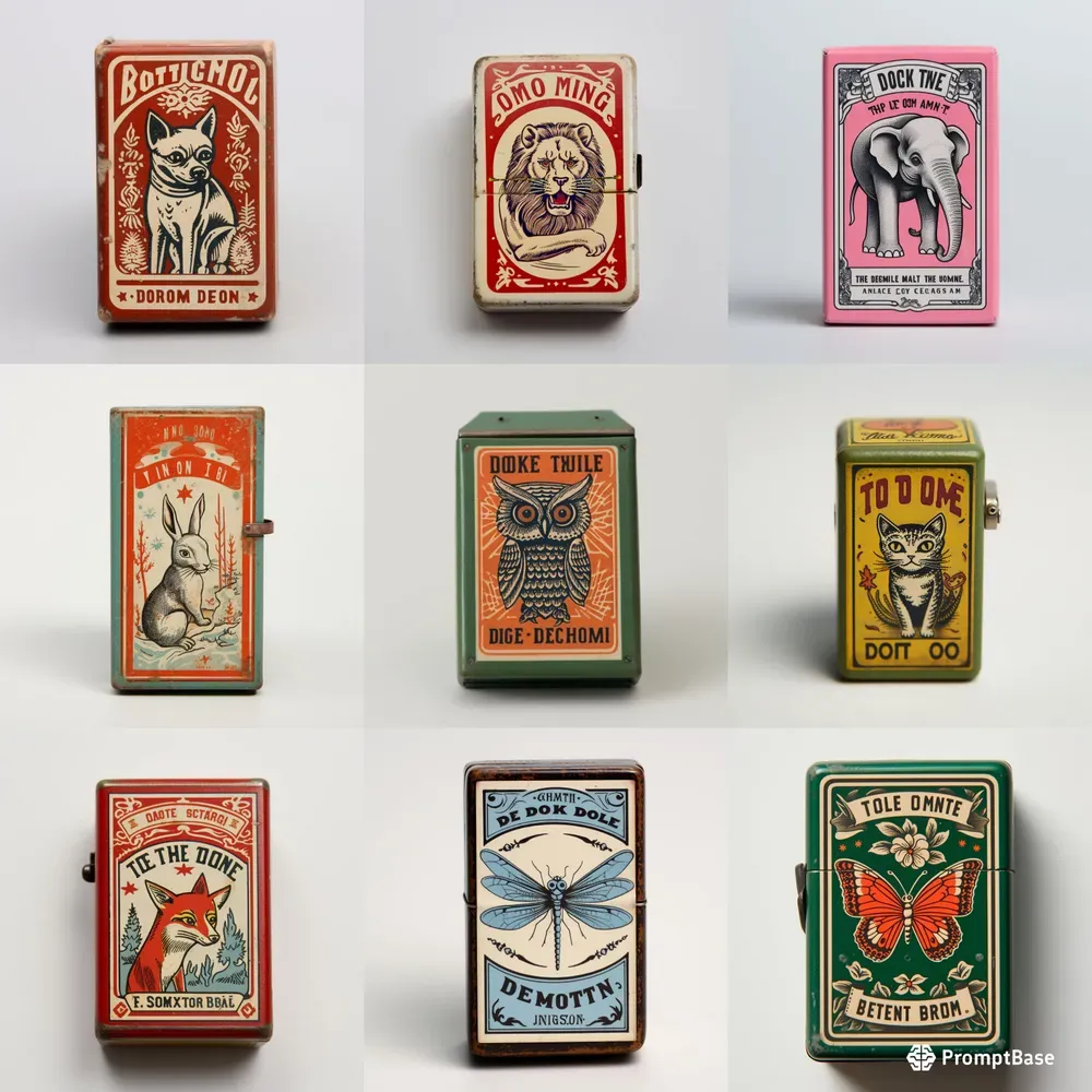 Retro Match Cases Midjourney Prompt | PromptBase