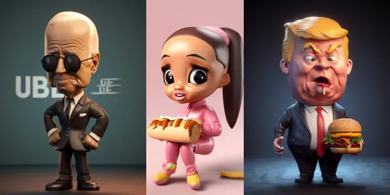 Celebrity Chibi Action Figures Midjourney Prompt | PromptBase