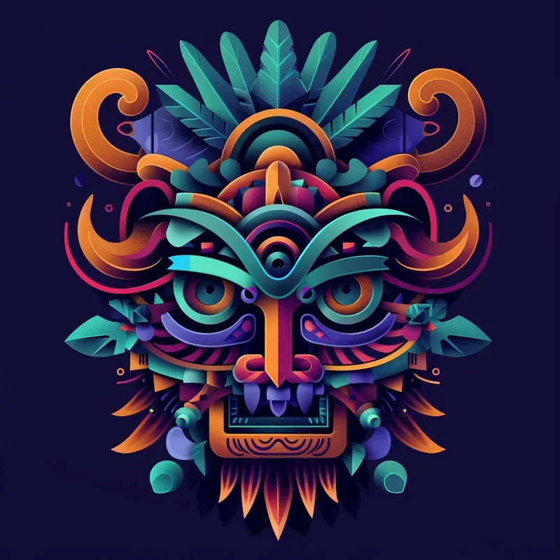 Nahual Abstract Logo Designs Midjourney Prompt | PromptBase