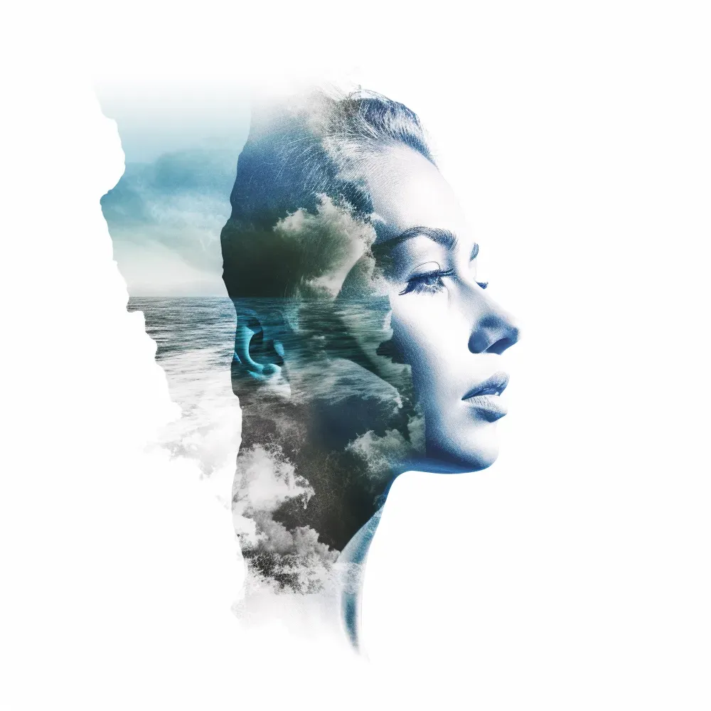 Double Exposure Effects Midjourney Prompt | PromptBase