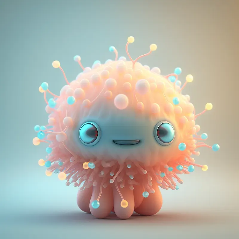 Cute Gel Creatures Midjourney Prompt | PromptBase