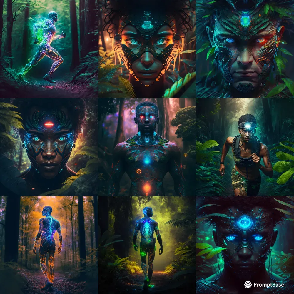 Futuristic Human Avatars Midjourney Prompt | PromptBase