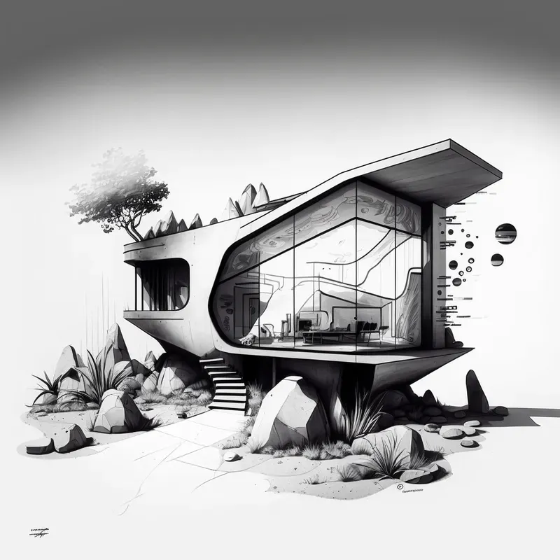 Unique Reference Pencil Drawings Midjourney Prompt | PromptBase