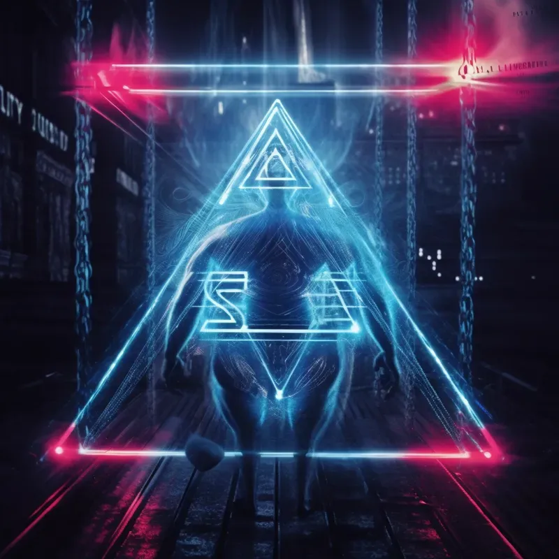 Modern Tech Album Covers Midjourney Prompt | PromptBase