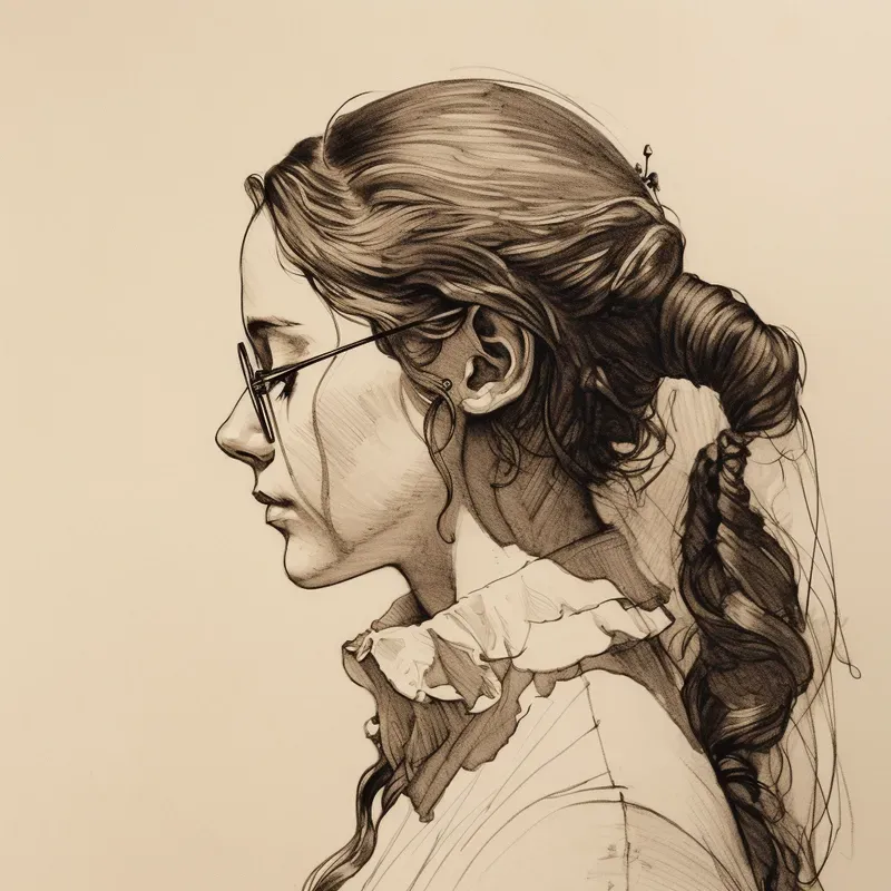 Ink Drawing NFT Portraits Midjourney Prompt | PromptBase