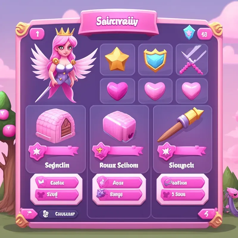 Game Inventory Designs Midjourney Prompt | PromptBase