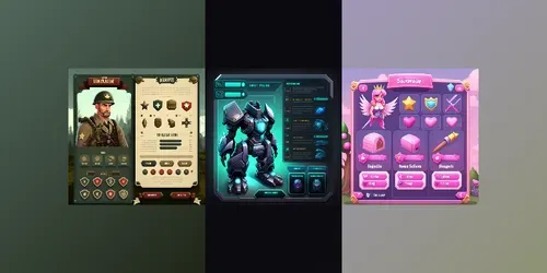 Pixel Art Game Inventory Tab Designs Midjourney Prompt | PromptBase