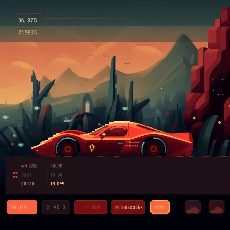 Character Interface Game Designs Midjourney Prompt | PromptBase