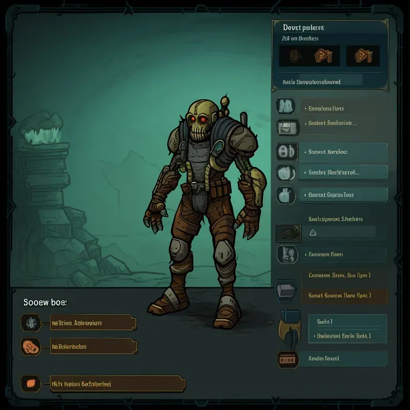 Character Interface Game Designs Midjourney Prompt | PromptBase