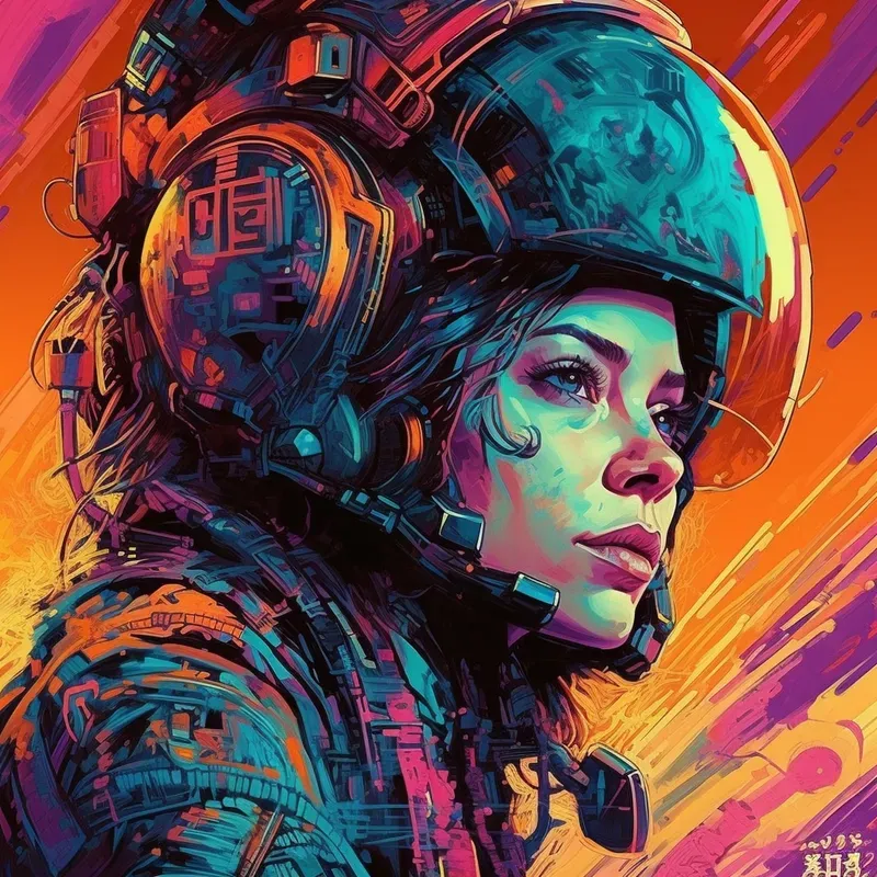 Cyberpunk Art NFT Portraits Midjourney Prompt | PromptBase