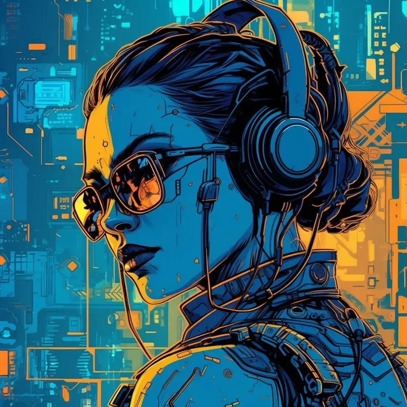 Cyberpunk Art NFT Portraits Midjourney Prompt | PromptBase