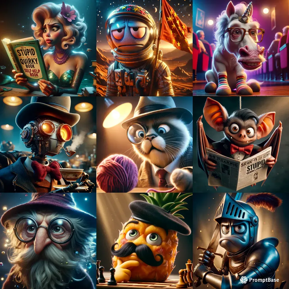 Cinematic Cartoon Spectacles DALL·E Prompt | PromptBase