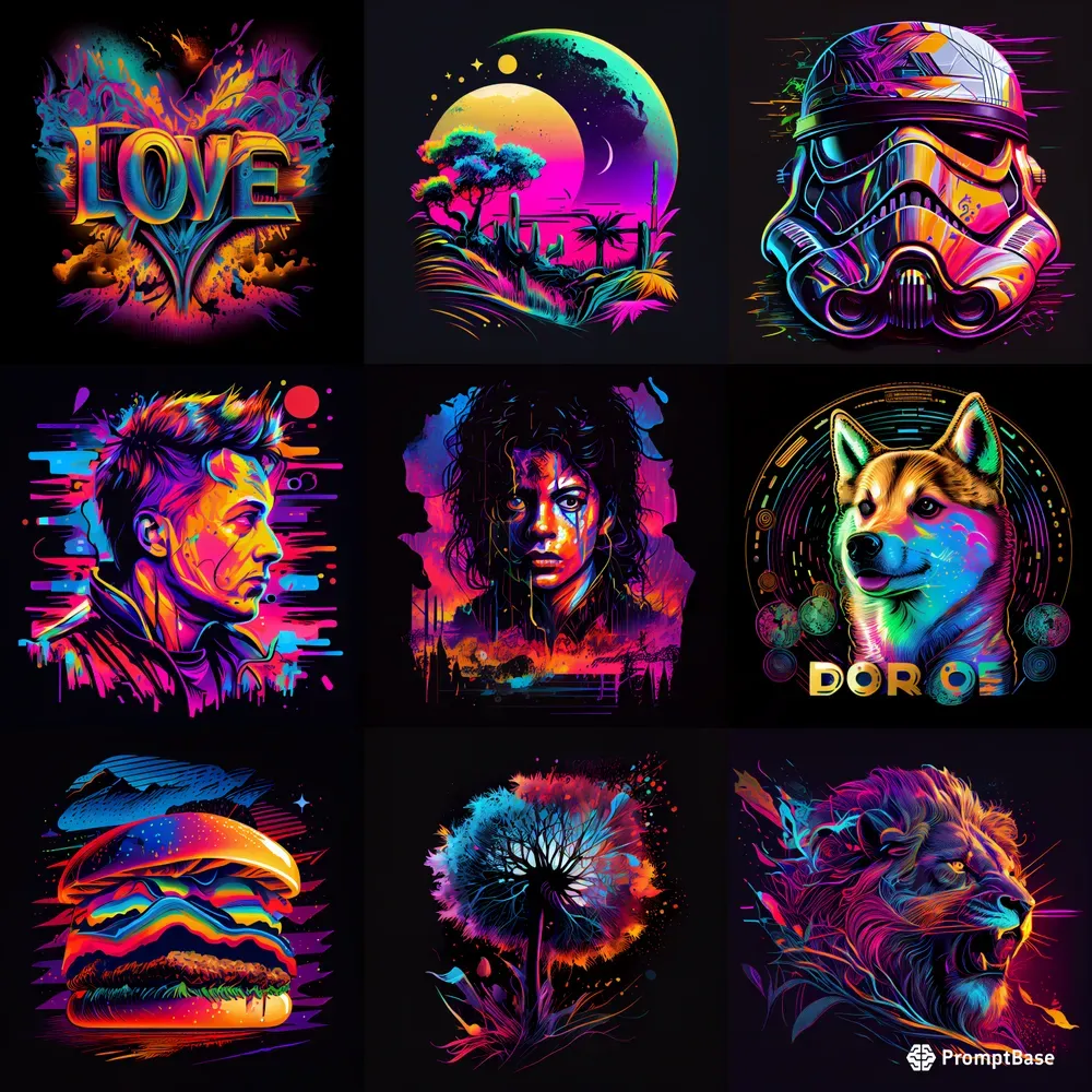 Synthwave Designs Midjourney Prompt | PromptBase