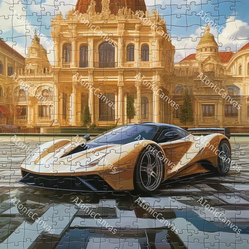 Creative Titanium Puzzles Midjourney Prompt | PromptBase