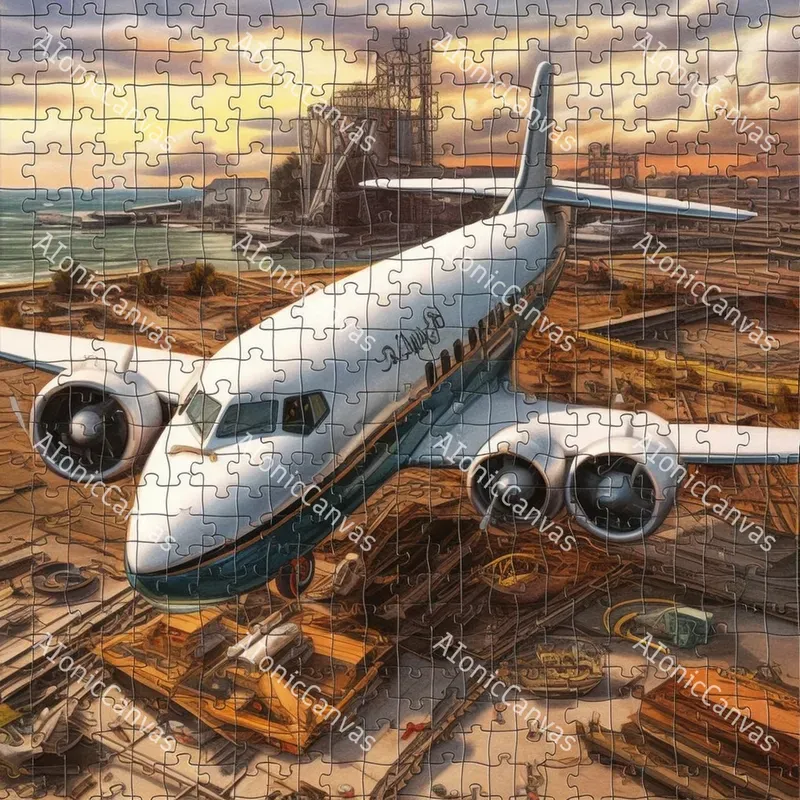 Creative Titanium Puzzles Midjourney Prompt | PromptBase