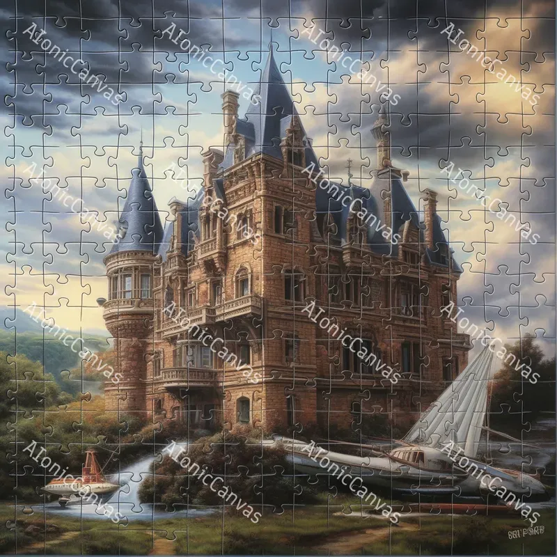 Creative Titanium Puzzles Midjourney Prompt | PromptBase