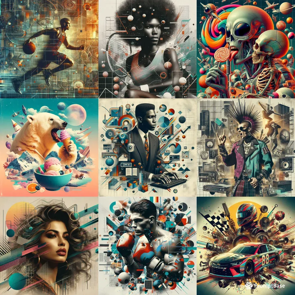 Dynamic Artistic Stills DALL·E Prompt | PromptBase