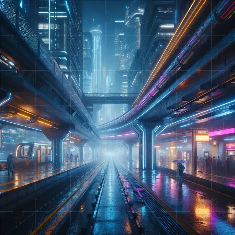 Realistic Futuristic Scenes DALL·E Prompt | PromptBase