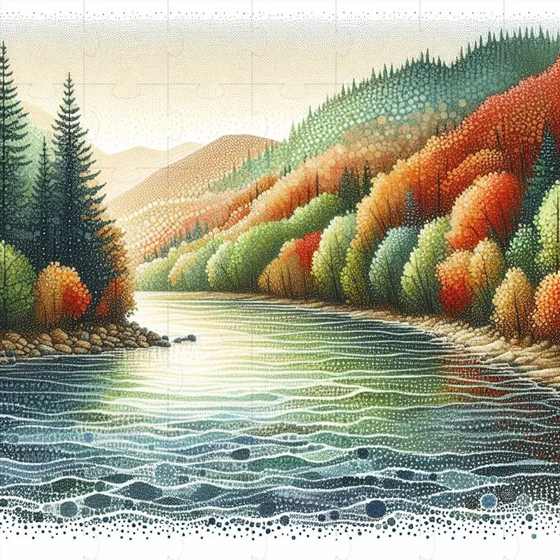 Watercolor Pointillism DALL·E Prompt | PromptBase