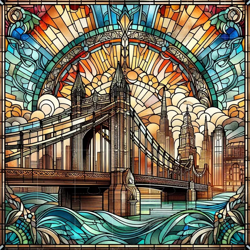 Steampunk Stained Glass DALL·E Prompt | PromptBase