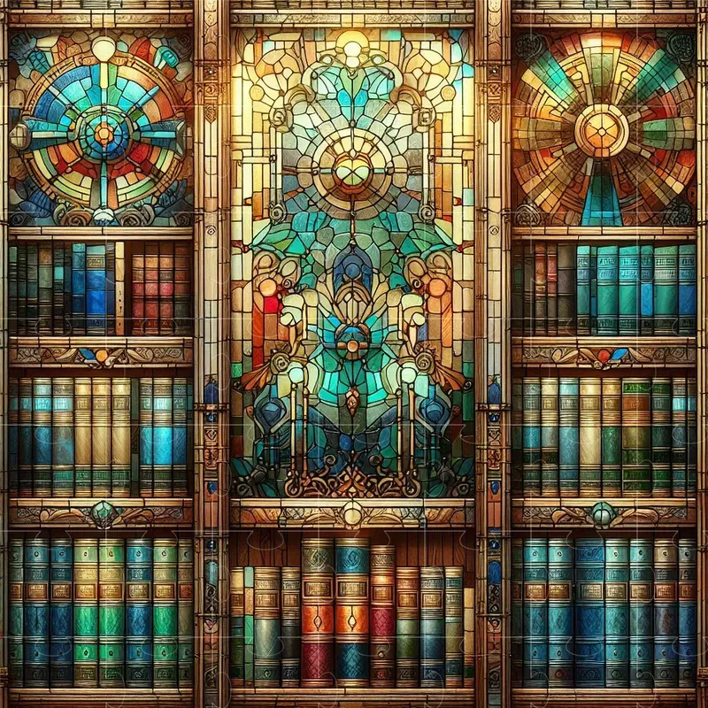 Steampunk Stained Glass DALL·E Prompt | PromptBase