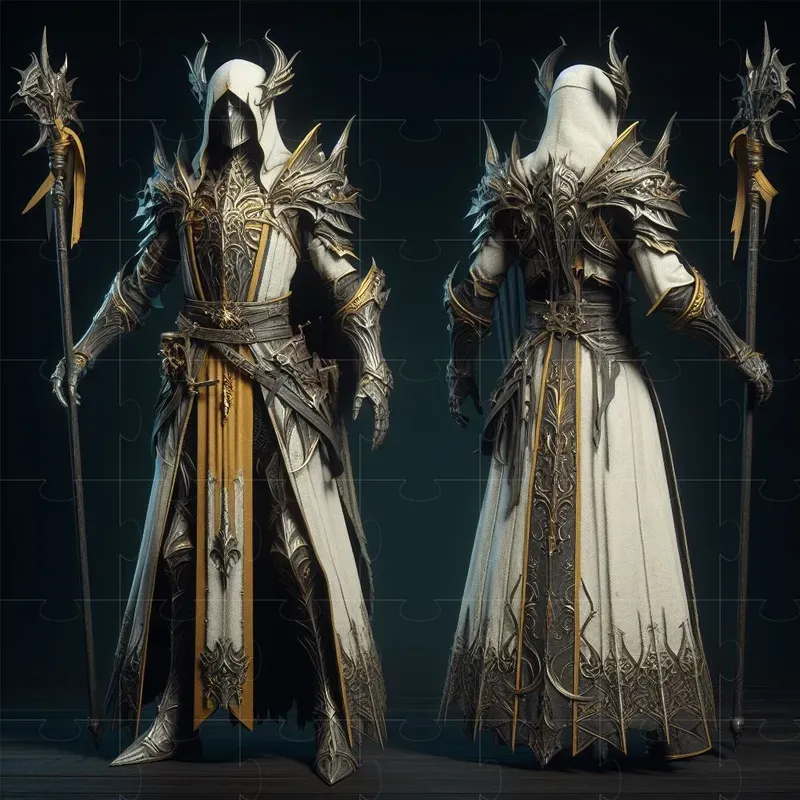 RPG Full Body Armor Set Designs DALL·E Prompt | PromptBase