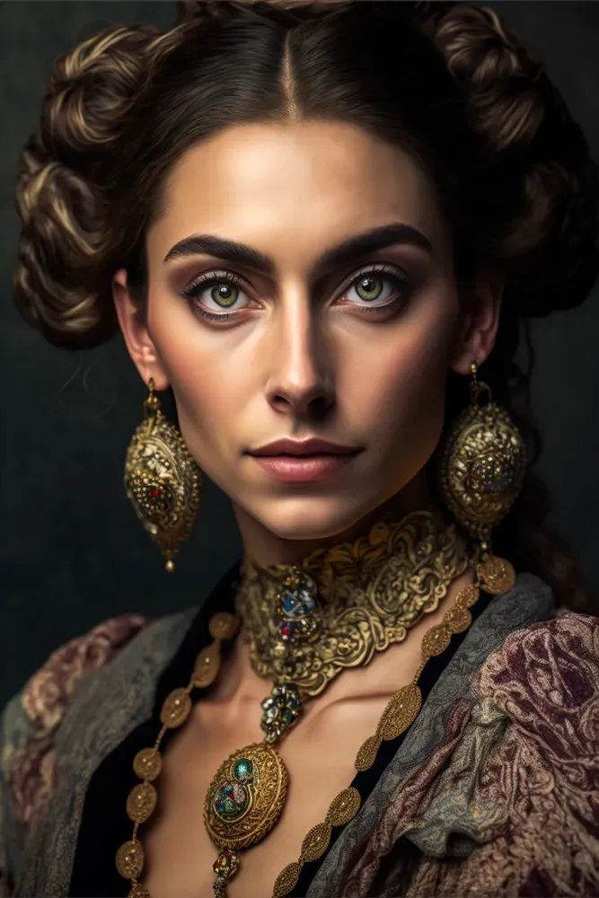 Stunning Glamour Women Portraits Midjourney Prompt | PromptBase