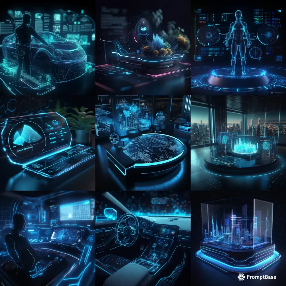 Futuristic Ar Interface Dashboards Midjourney Prompt | PromptBase