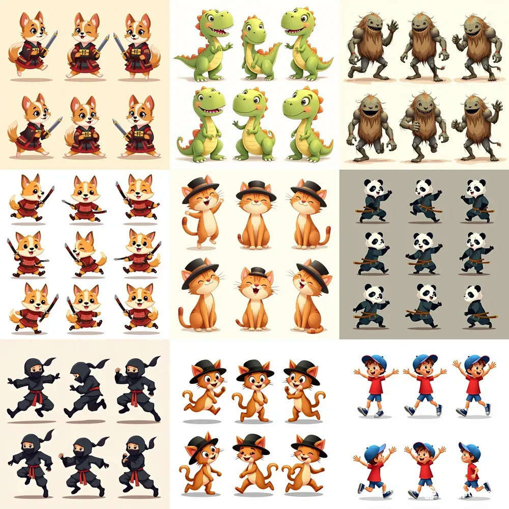 Consistent Characters For Kids Books FLUX Prompt | PromptBase