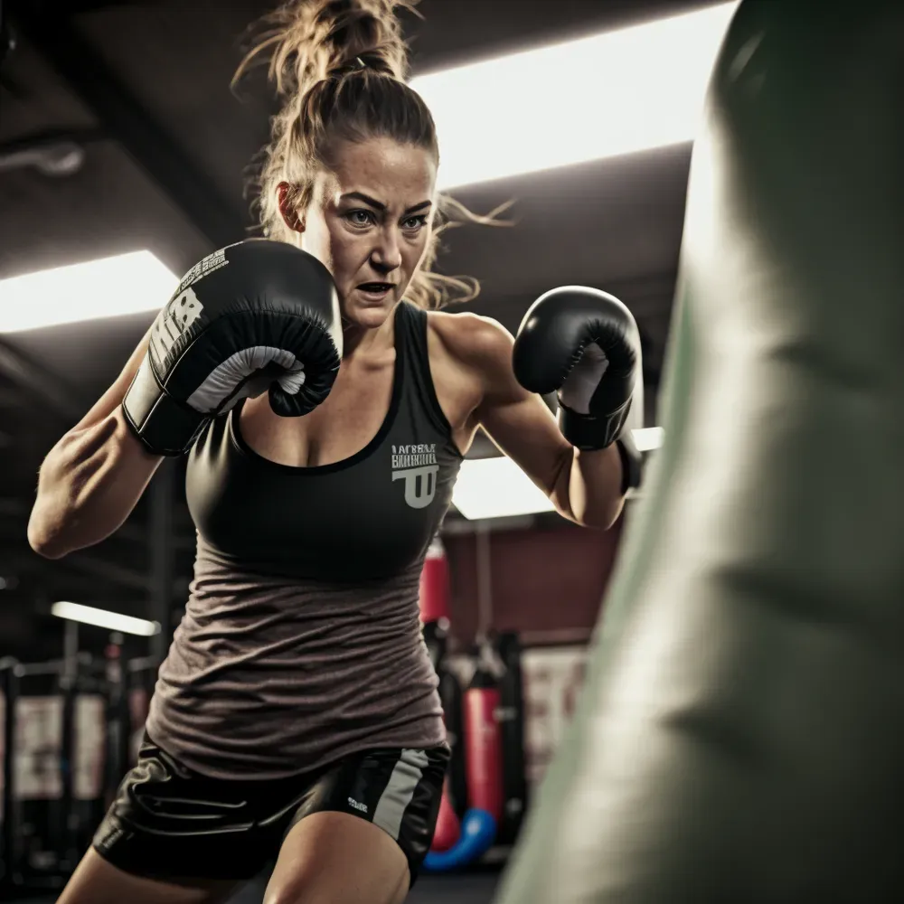 Realistic Boxing Athletes Training Midjourney Prompt | PromptBase