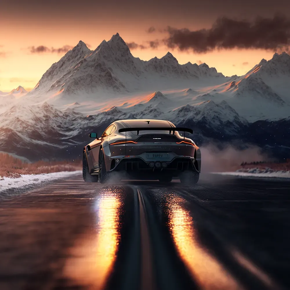 Scenic Car Photos Midjourney Prompt | PromptBase