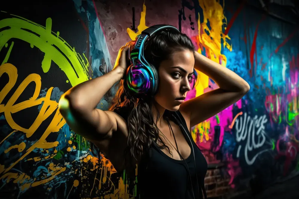 Dubstep YouTube Thumbnail Models Midjourney Prompt | PromptBase