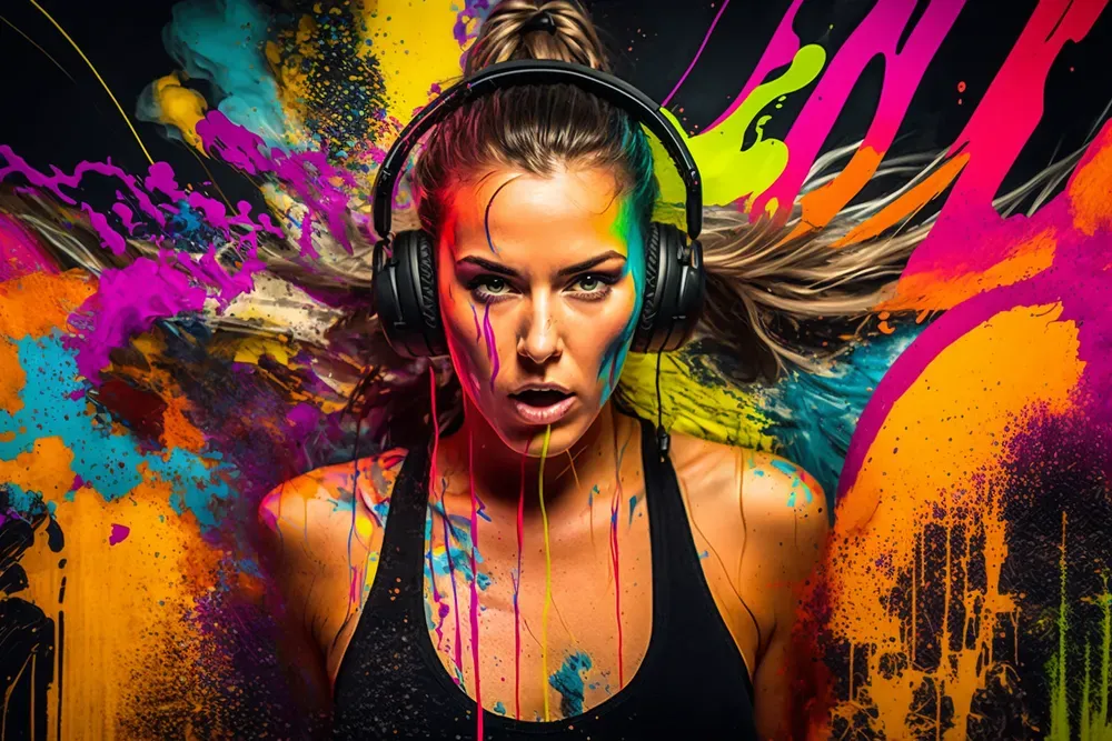 Dubstep YouTube Thumbnail Models Midjourney Prompt | PromptBase