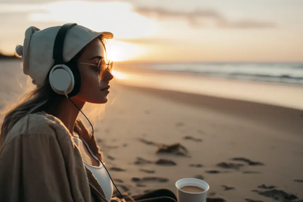 Chill Meditation Models Midjourney Prompt | PromptBase