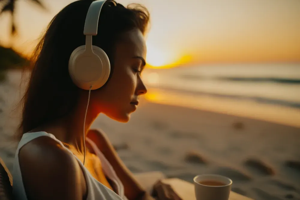 Chill Meditation Models Midjourney Prompt | PromptBase