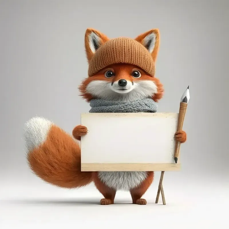 Furry Messenger Animals Holding Signs Midjourney Prompt | PromptBase