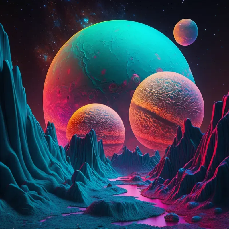 Cosmic Journey Midjourney Prompt | PromptBase