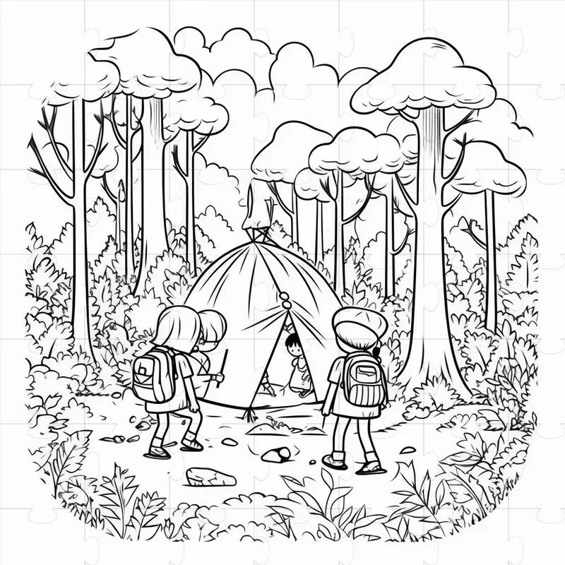 Active Kids Coloring Pages Midjourney Prompt | PromptBase