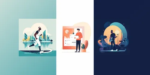 Flat Vector Character Illustrations Midjourney Prompt | PromptBase