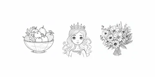 Unique Style Coloring Book Pages Midjourney Prompt | PromptBase