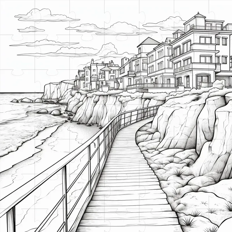 Travel Themed Coloring Pages For Adults Midjourney Prompt | PromptBase