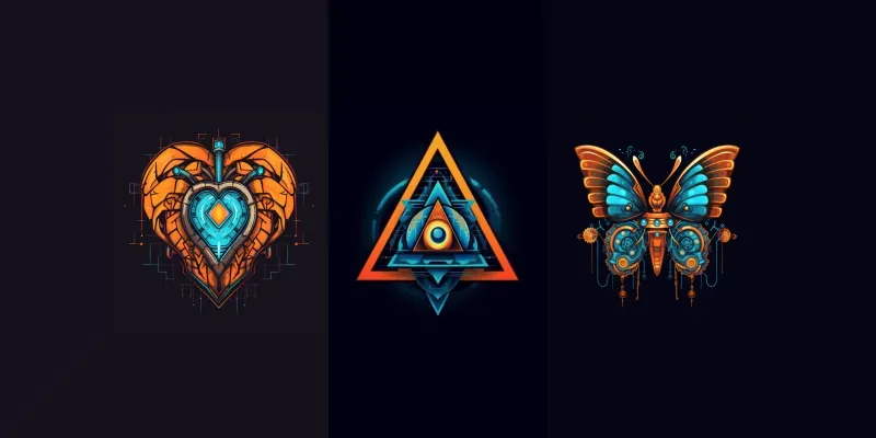 Vibrant Pop Surrealism Logos Midjourney Prompt | PromptBase
