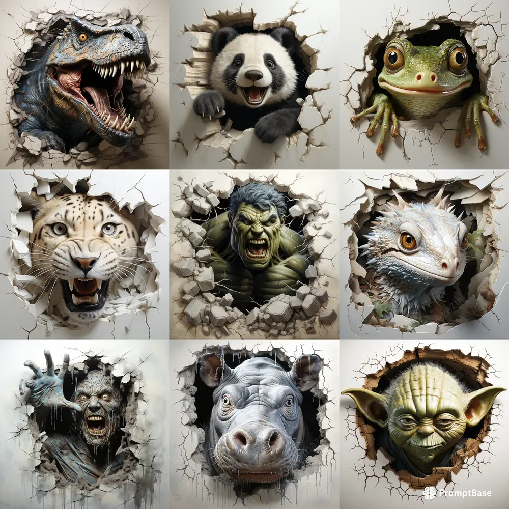 Creatures In The Walls Midjourney Prompt | PromptBase