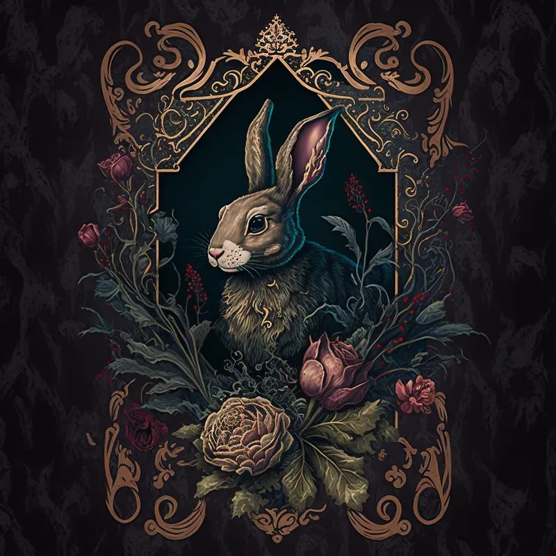 Gothic Animal Prints Logos Midjourney Prompt | PromptBase