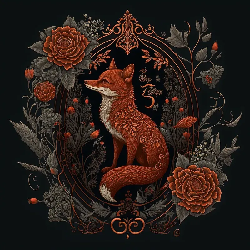 Gothic Animal Prints Logos Midjourney Prompt | PromptBase