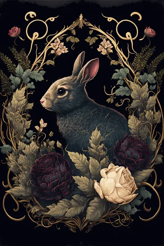 Gothic Animal Prints Logos Midjourney Prompt | PromptBase