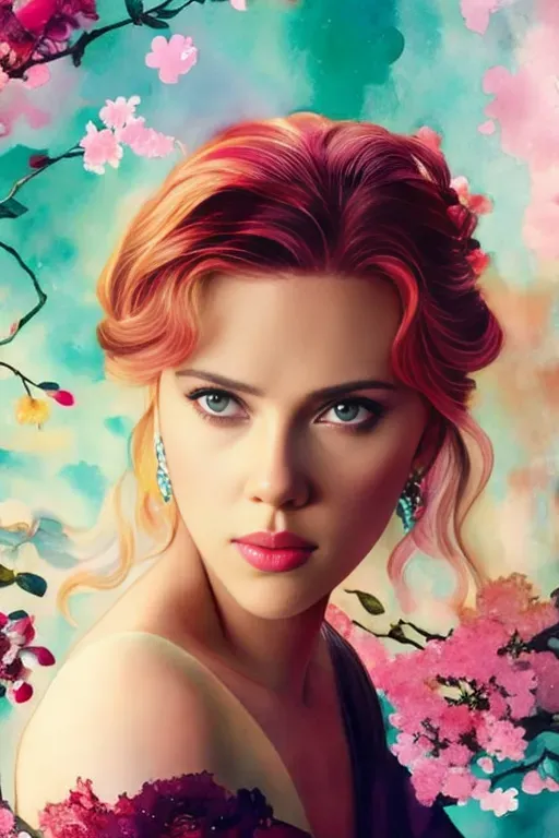 Colourful Celebrity Paintings Stable Diffusion Prompt | PromptBase